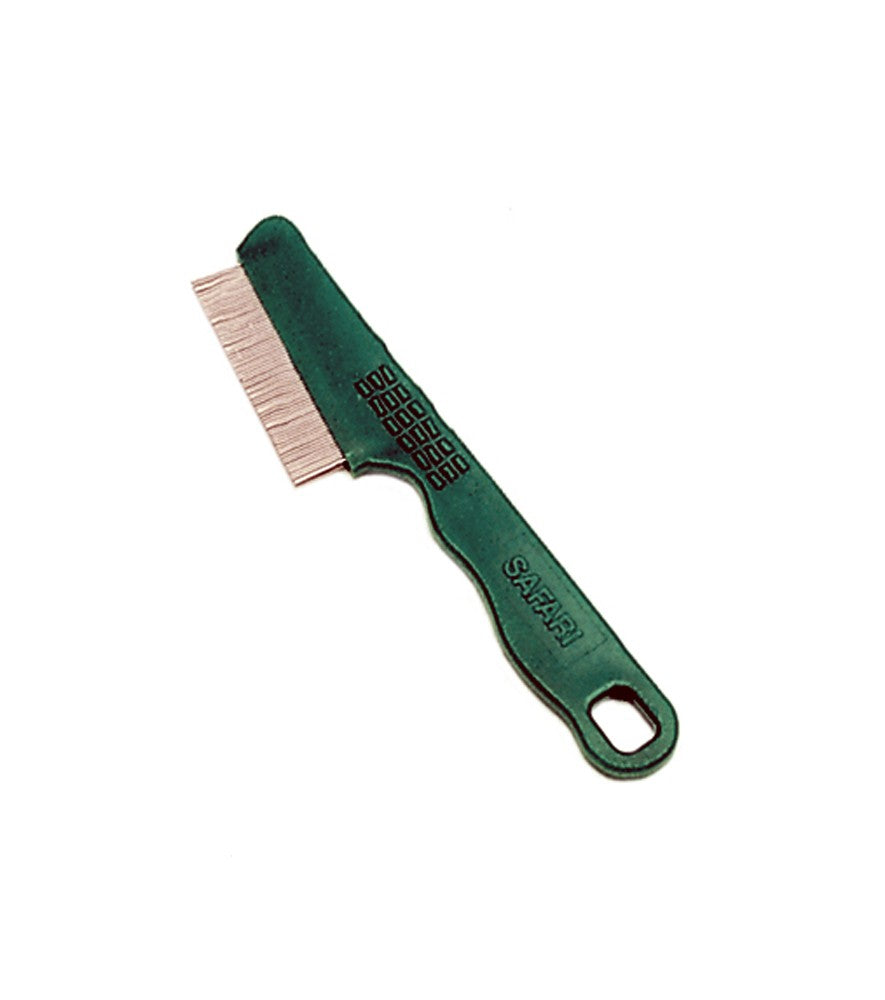 Safari Dog Double Row Flea Combs with Handle Green – Bowser Pets