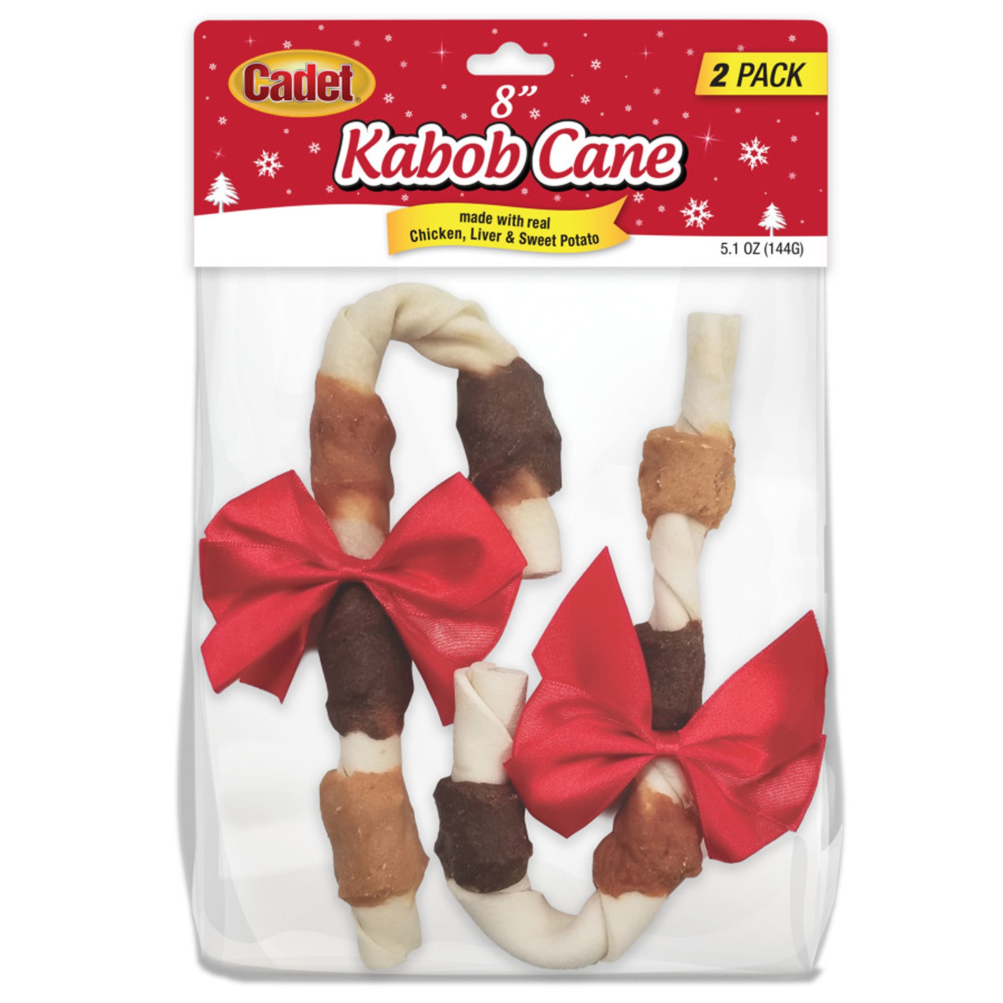 Cadet Kabob Cane 8 Inch (2Chew Pack) – Bowser Pets