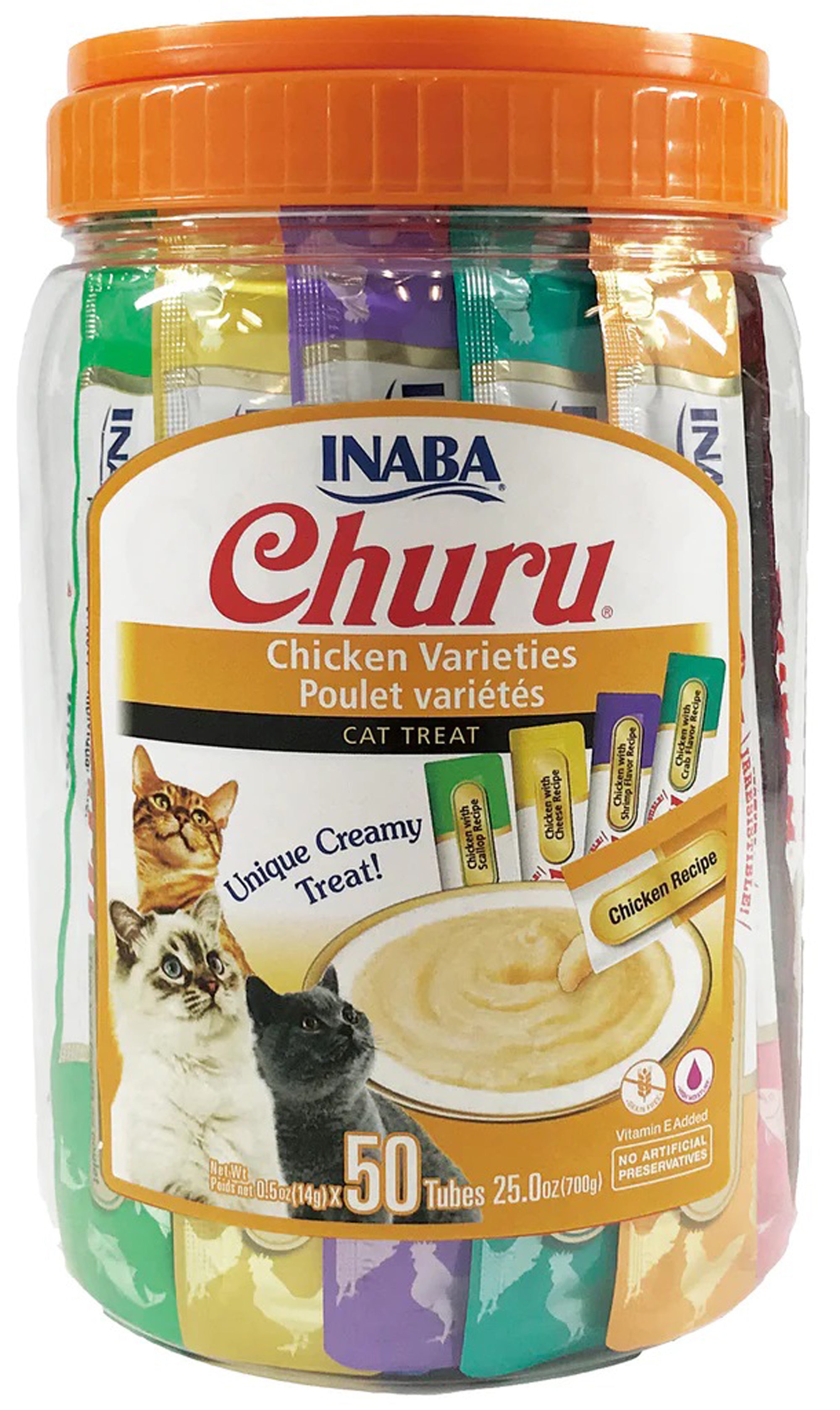 Inaba Cat Churu Chicken 50Ct Jar – Bowser Pets